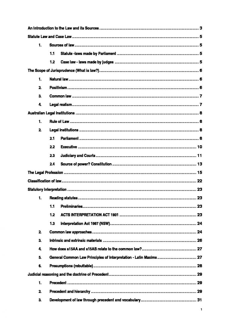 LPAB 01 Legal Institutions complete notes (LEC) | StudyLast