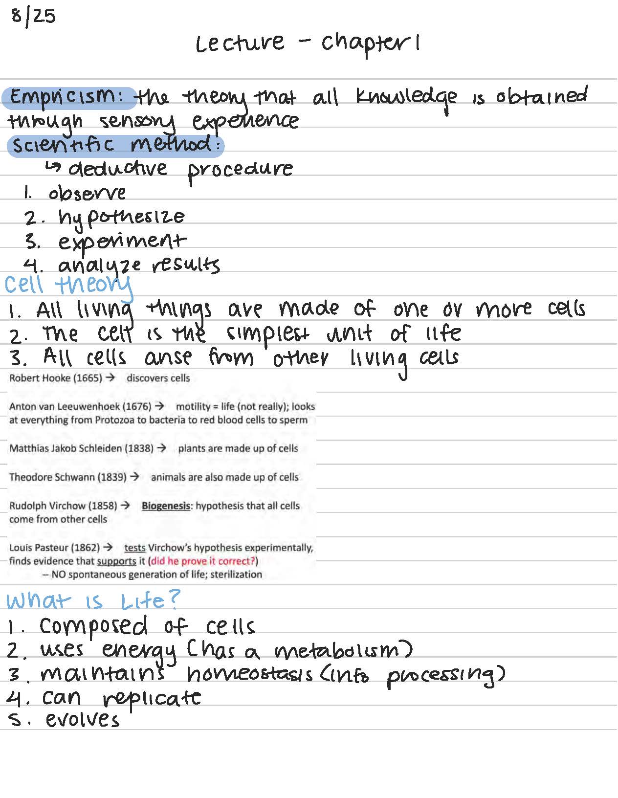BIO-110: General Biology I FA5 textbook lecture notes | StudyLast