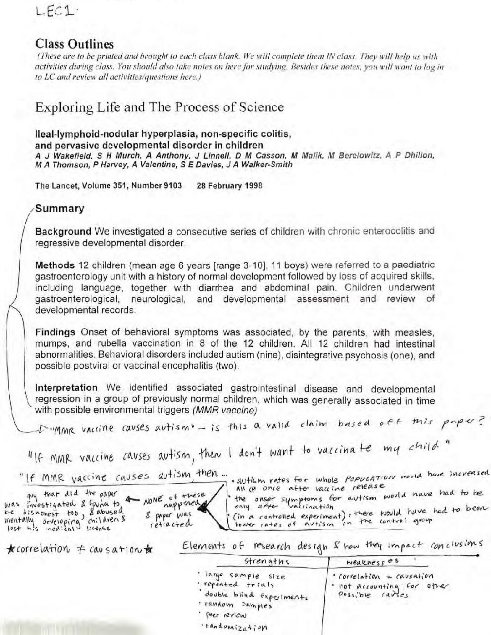 Notes for Principles of Biology (BIOL 101) at University of North ...