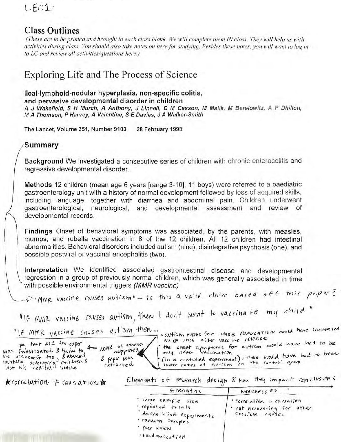 Notes for Principles of Biology (BIOL 101) at University of North ...