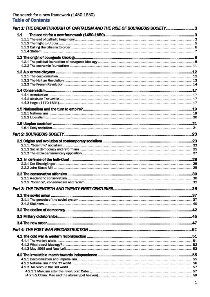 Introduction to the History of Political Ideologies summary | StudyLast