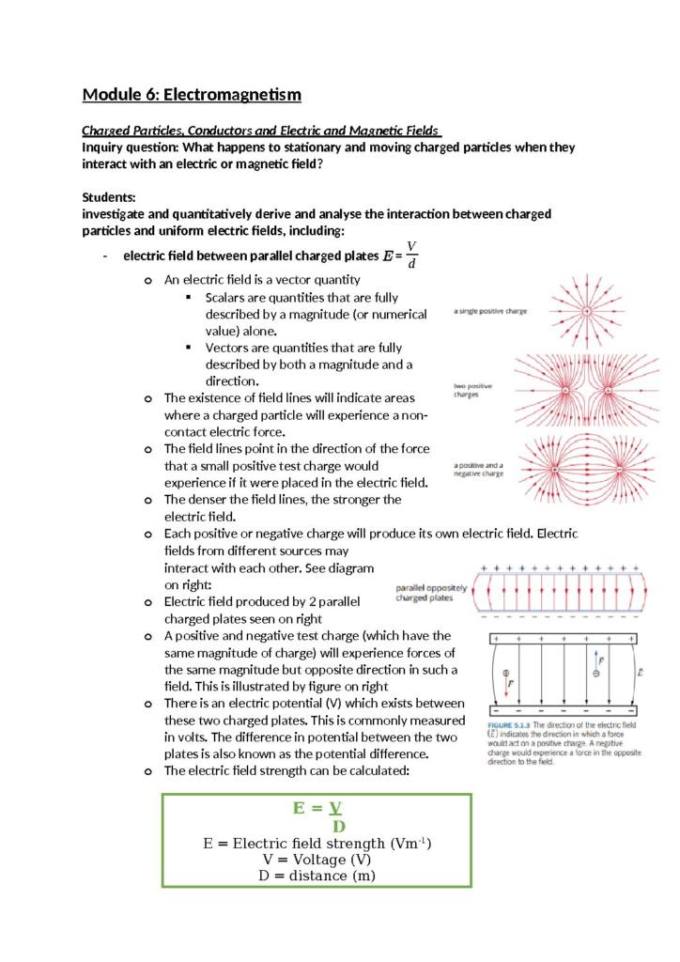 HSC Year 12 Physics Module 6: Electromagnetism complete notes | StudyLast