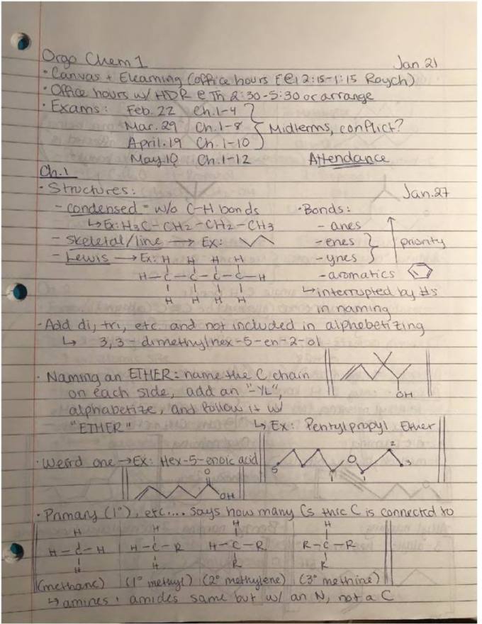 Notes for Organic Chemistry 1 (01:160:307) at Rutgers University ...