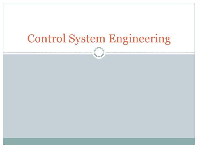 Control System Engineering (KNL3353) lecture notes with 300+ answered ...