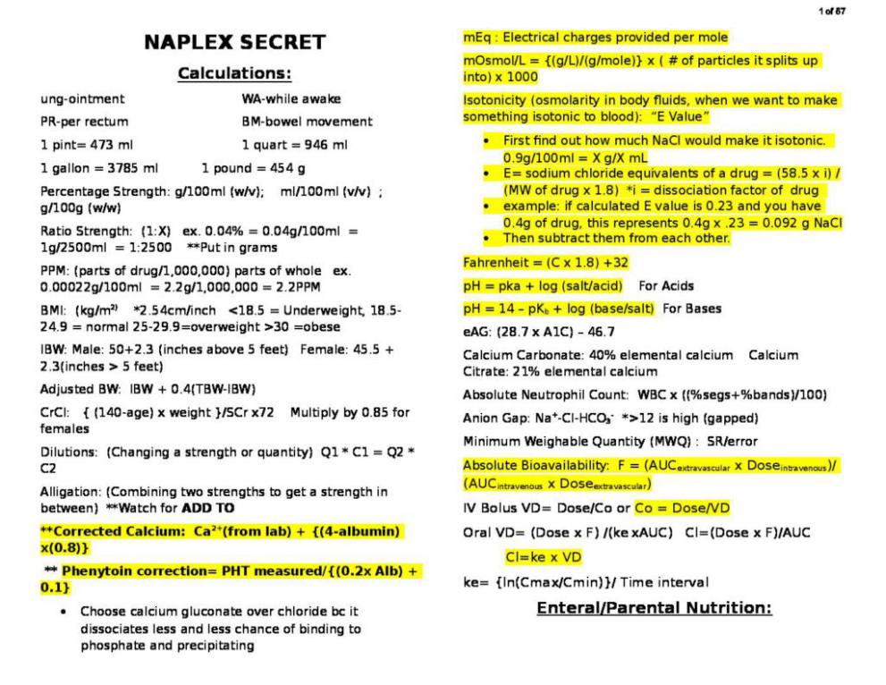 North American Pharmacist Licensure Examination (NAPLEX) at National ...