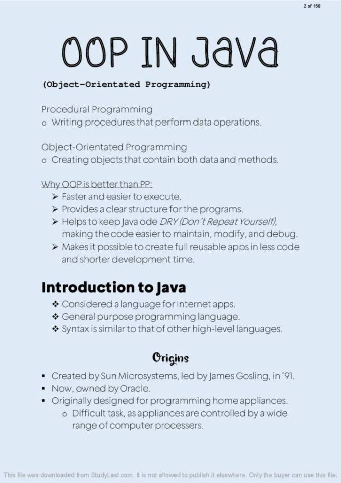 Notes for Computer Science 1016 (CSC1016S) at University of Cape Town ...