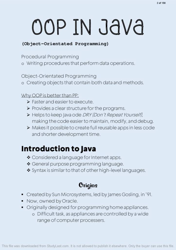 Notes for Computer Science 1016 (CSC1016S) at University of Cape Town ...