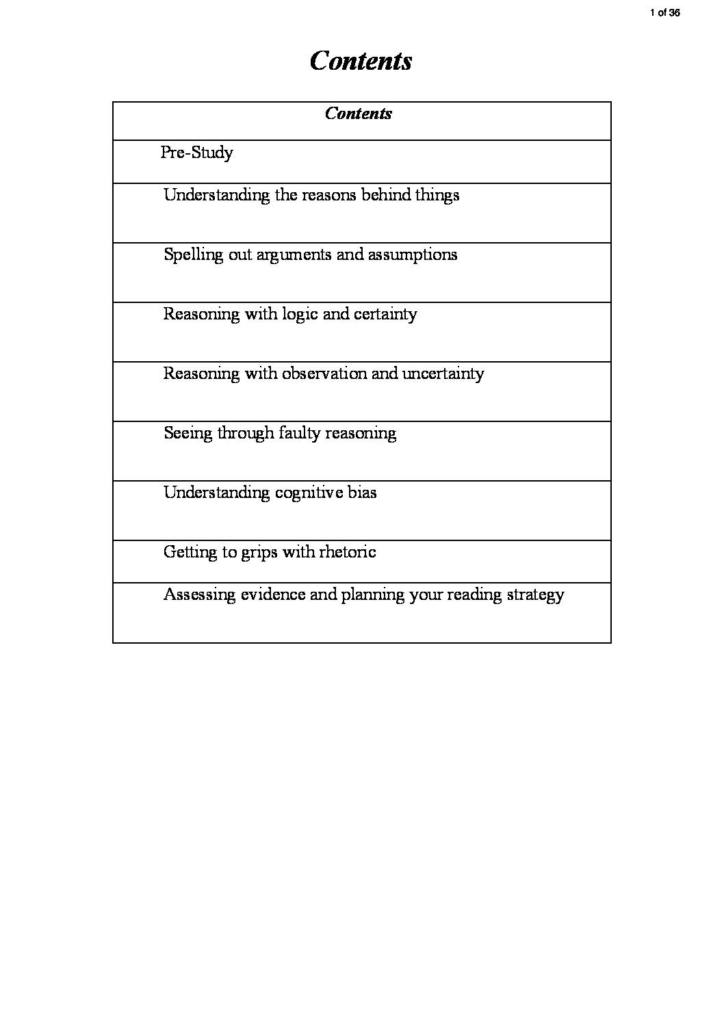 Critical Thinking (BM1102) revision notes | StudyLast