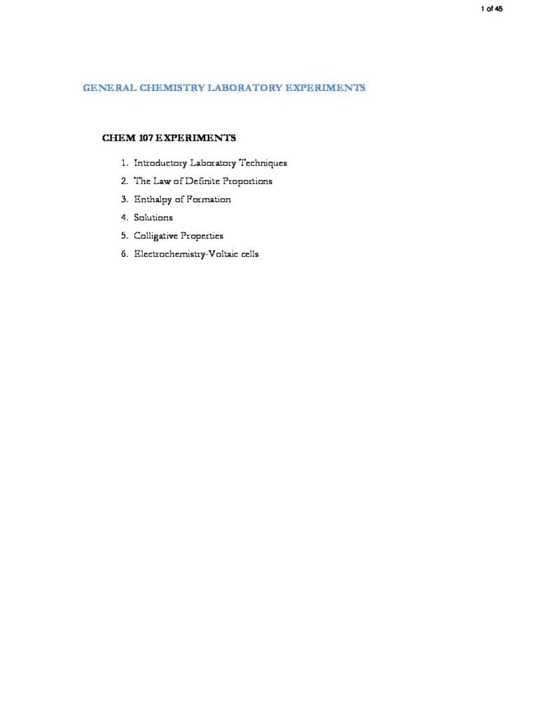 Notes for General Chemistry (CHEM107) at Middle East Technical ...