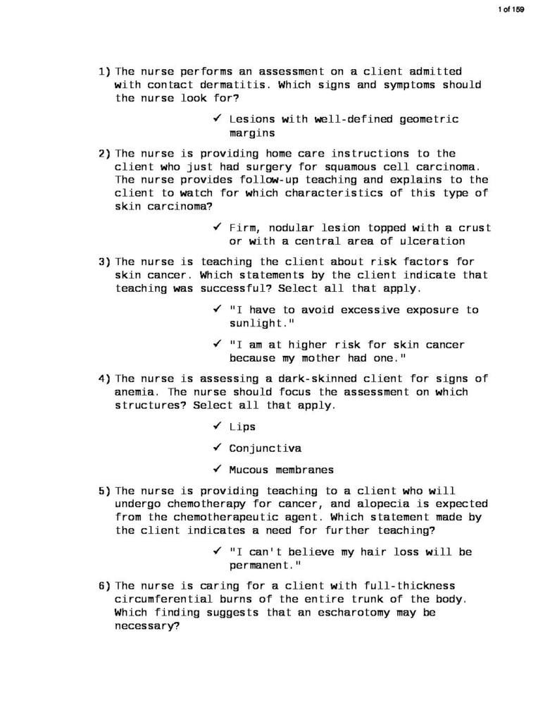 Saunders Comprehensive Review for NCLEX-RN Three Q&A | StudyLast