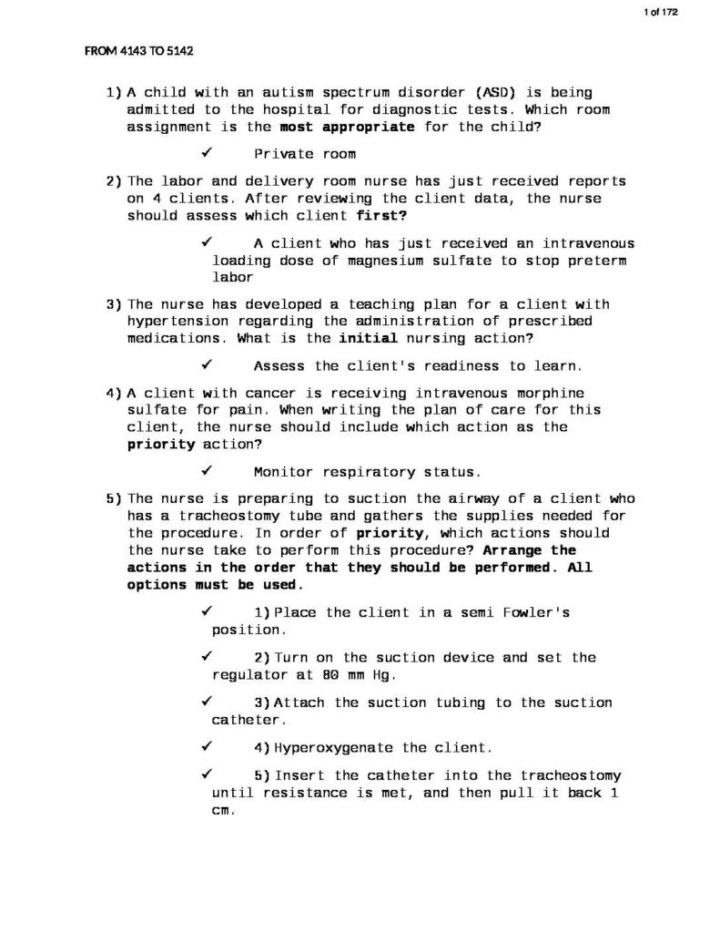 Saunders Comprehensive Review for NCLEX Five Q&A | StudyLast