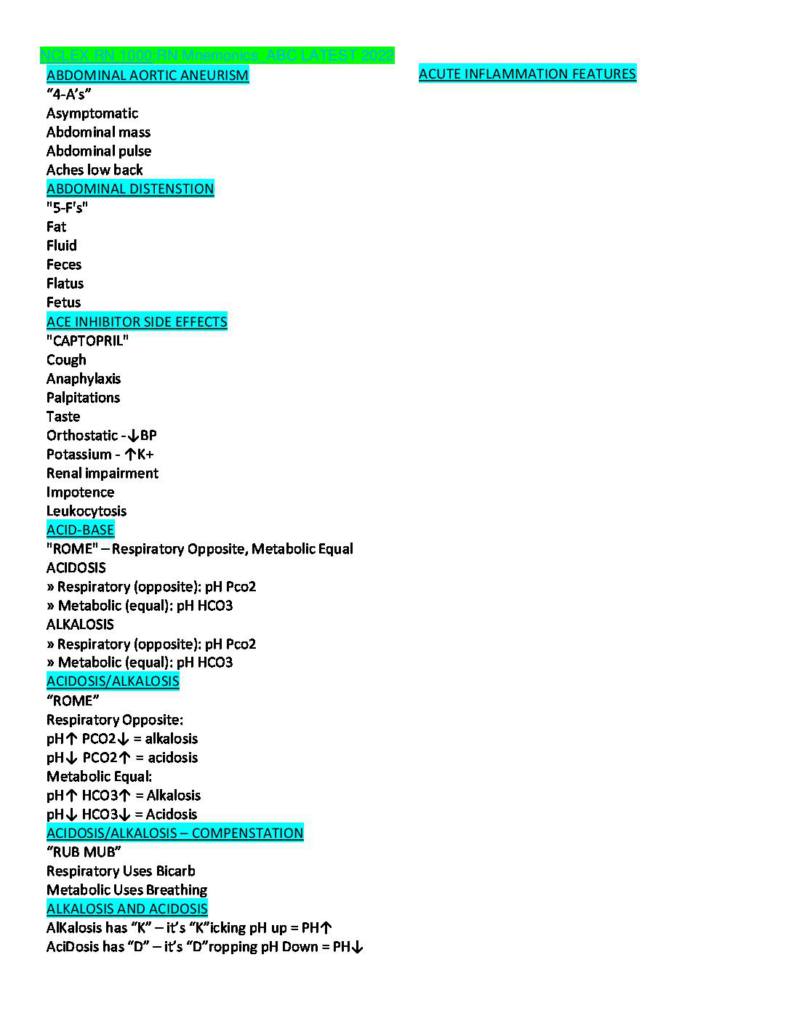 NCLEX-RN 1000 ABC Mnemonics for Exam Success | StudyLast