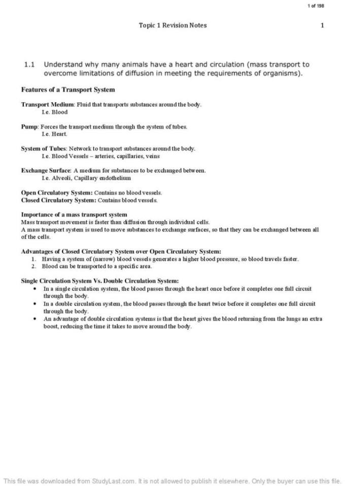 Edexcel Biology A (Salters-Nuffield) AS and A Level complete notes ...