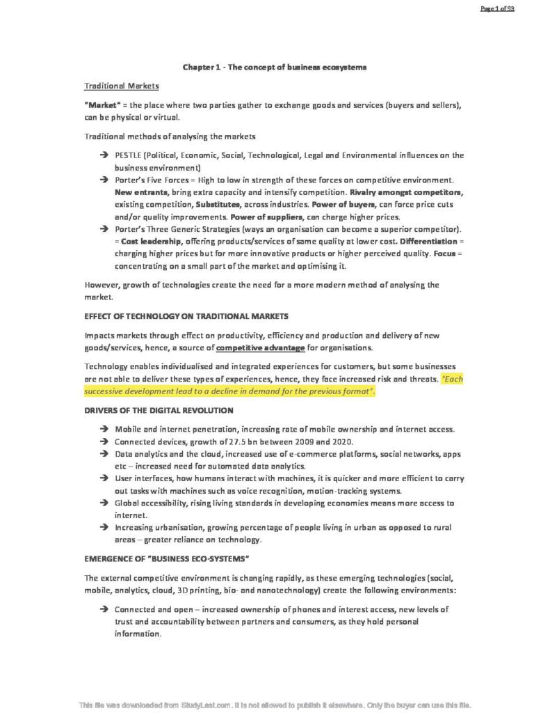 CIMA Managing Performance (E2) chapter notes | StudyLast