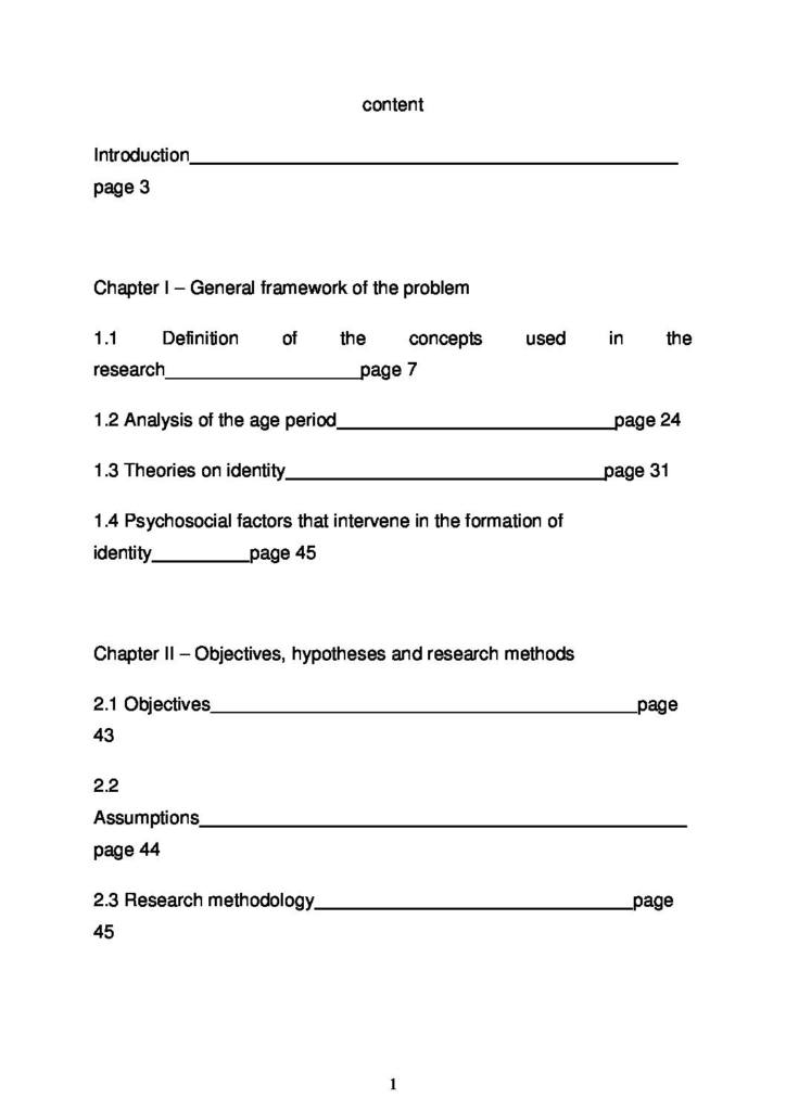 Psychological Processes – Identity notes | StudyLast