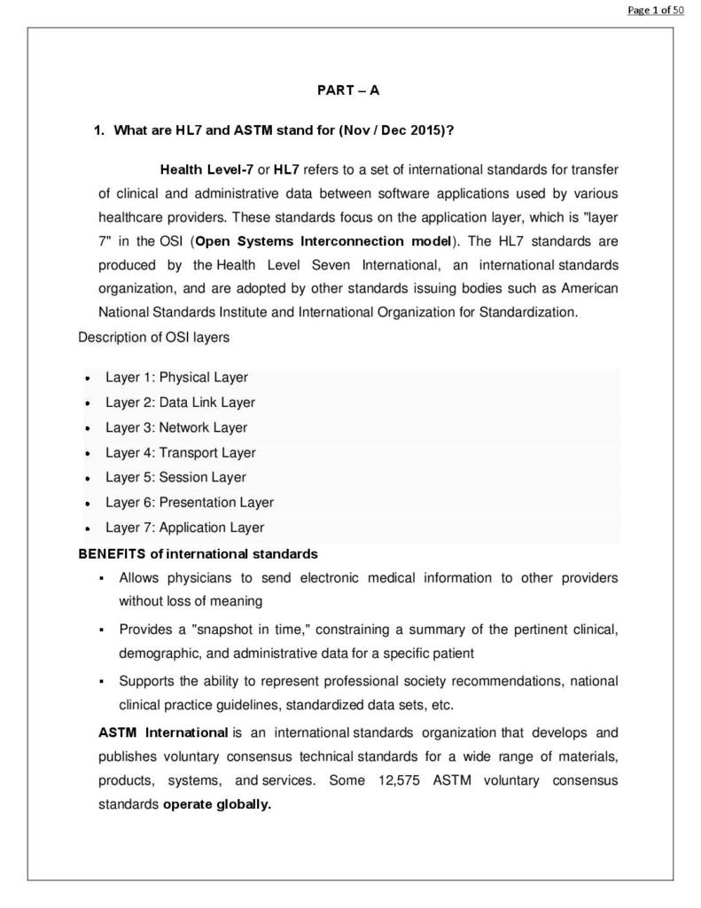 Notes for Hospital Management (OBM752) at St.Anne's College of ...