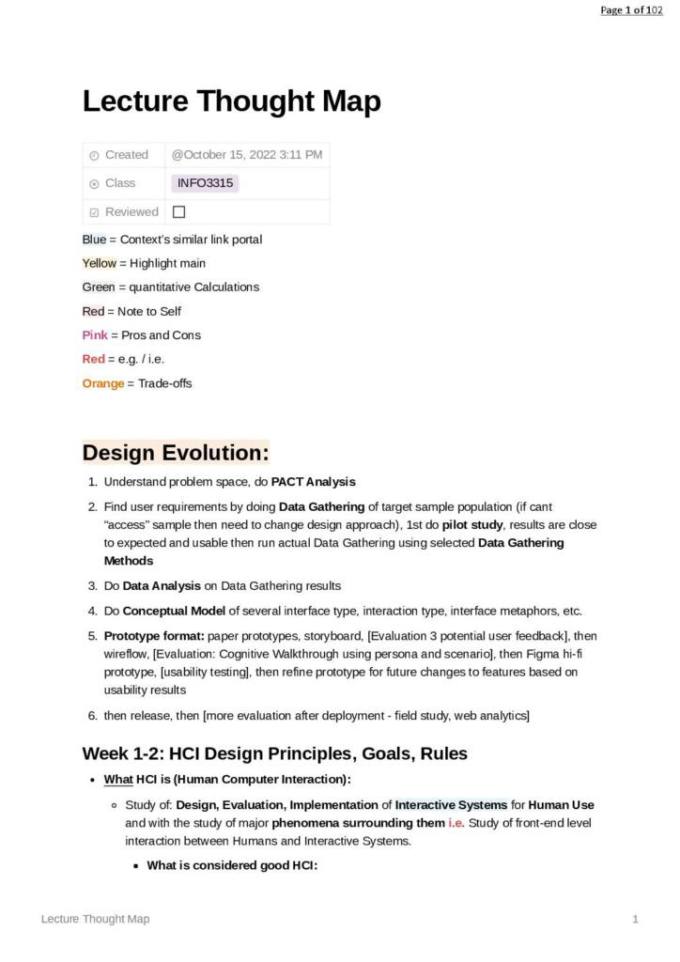 Human-Computer Interaction (INFO3315) full summary notes | StudyLast