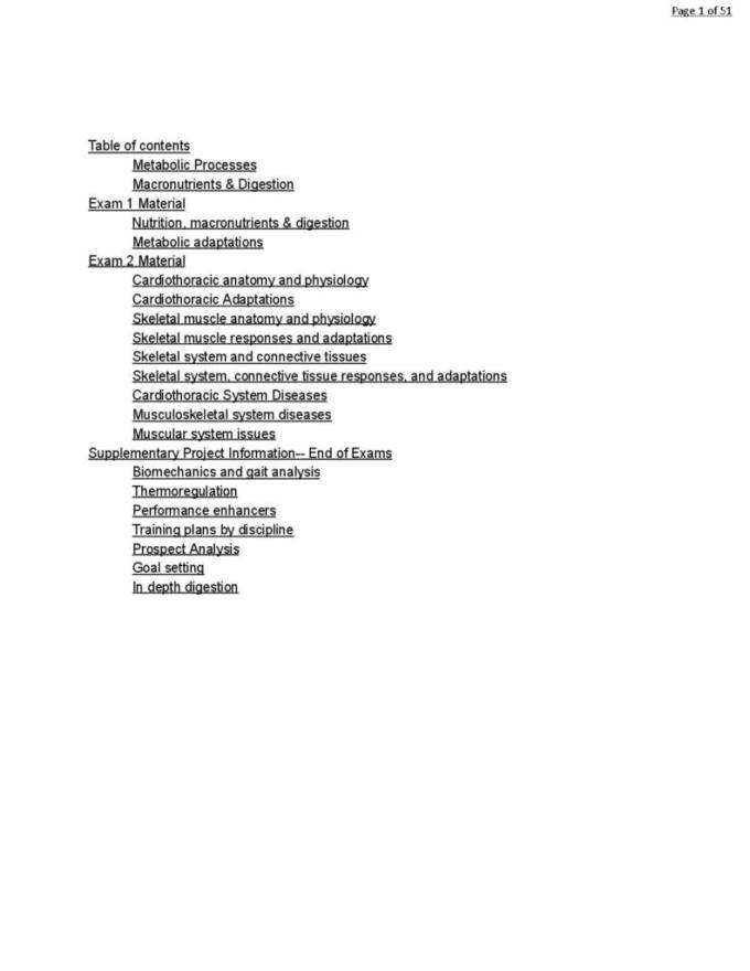 Notes for Equine Exercise Physiology (ANSC 464) at State University of ...