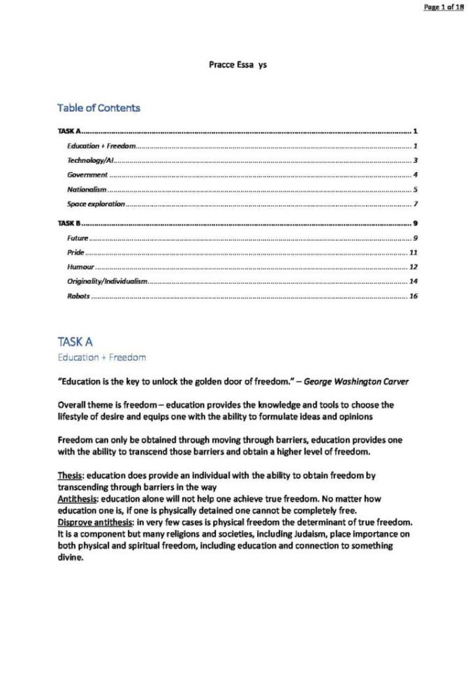 Notes for GAMSAT Section II (S2) at Graduate Medical School Admissions ...
