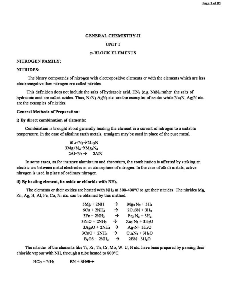 Notes for General Chemistry (21UCH02) at Periyar University | StudyLast