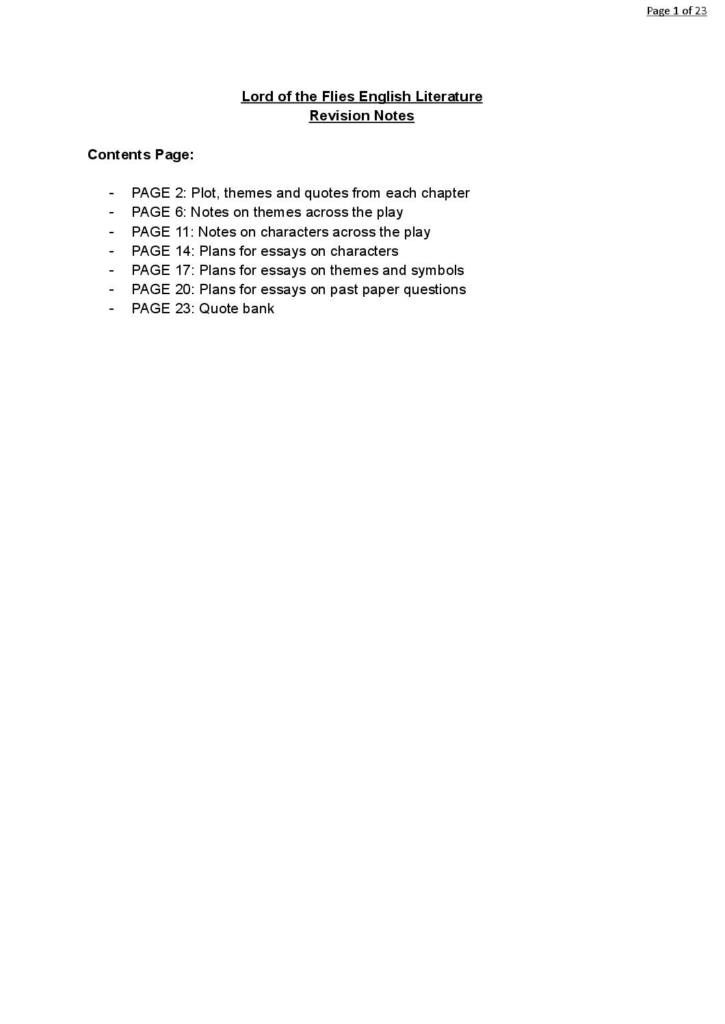 Lord of the Flies (AQA GCSE English Literature) revision notes | StudyLast