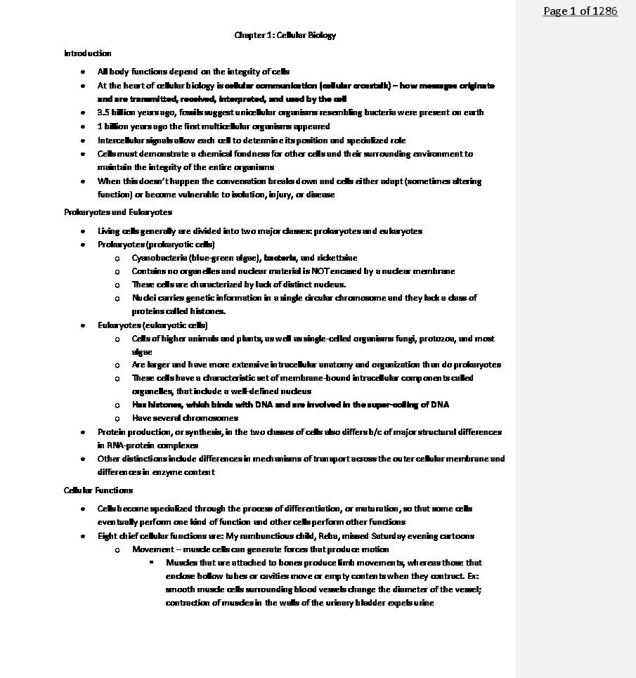 Notes for Physio-Pathological Basis of Advanced Nursing (NU 545) at ...