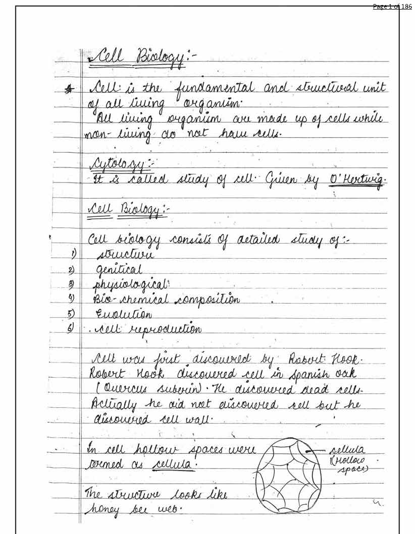 Notes for Biology (Bio-NEET) at National Eligibility cum Entrance Test ...